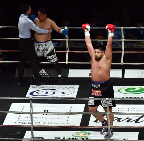 写真：日本ヘビー級の星・但馬ミツロが56秒tko！ 夢の世界王座へ「自分ならできると信じて」 東スポweb