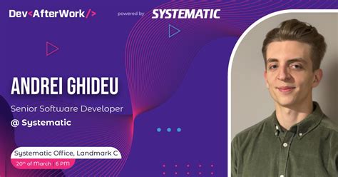 Devtalksromania On Linkedin Andrei Ghideu Senior Software Developer