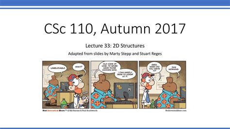 adapted from slides by marty stepp and stuart reges ppt download