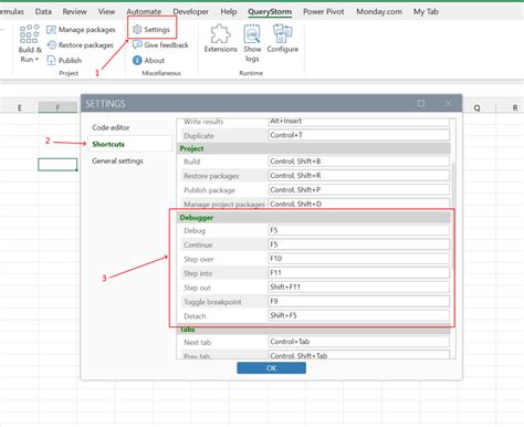 querystorm c in excel querystorm