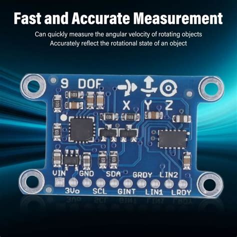 Module De Vitesse Angulaire Module De Gyroscope 35v Capteur De Gyroscope Numérique à 9 Axes