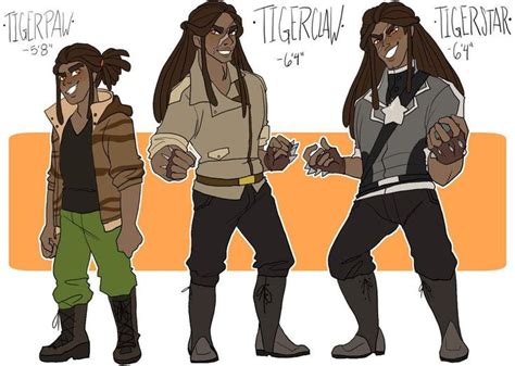Warriors Human Au Tigerstar Gatos Guerreiros Warrior Cats Gatos
