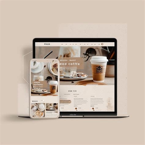 A Laptop With A Cup Of Coffee And A Coffee Cup On The Screen Premium Ai Generated Image