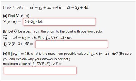 Solved Let R Vector Xi Vector Yj Vector Zk Vector And Chegg Com