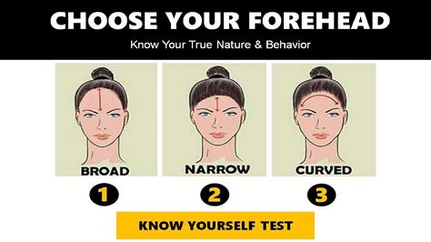Know Yourself Test Check Your Forehead To Know Your True Nature And