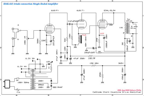 6l6 Se Amplifier Schematic Diy