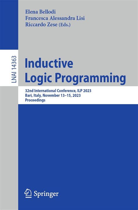 Inductive Logic Programming Probabilistic Inductive Logic Programming