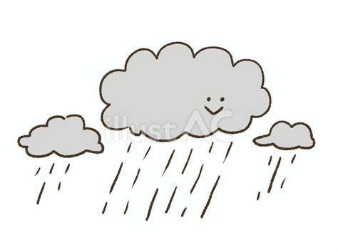 かわいい雨雲イラスト No 24983041無料イラストフリー素材ならイラストAC