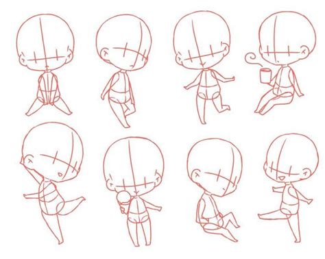 Chibi Drawing Reference And Sketches For Artists Hình Vẽ Dễ Thương
