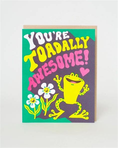Youre Toadally Awesome Toad Card