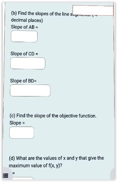 Use The Linear Programming Diagram Below To Answer Chegg