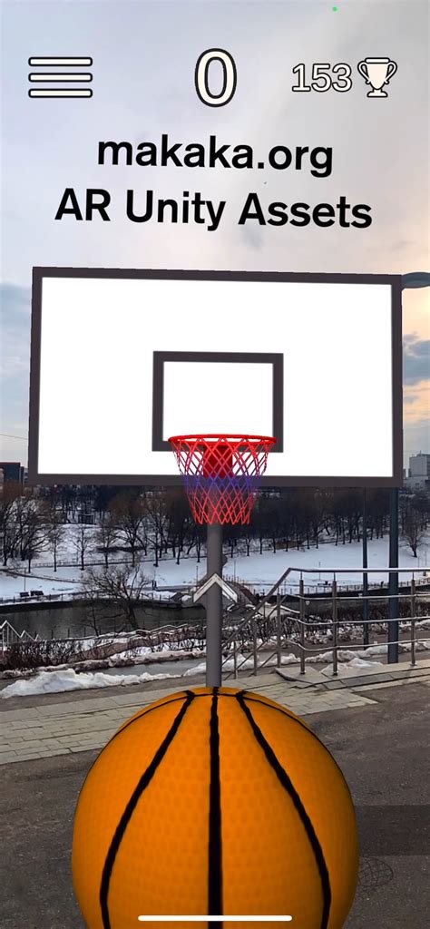 Basketball In Ar Ar Foundation Arkit Arcore Runityassets