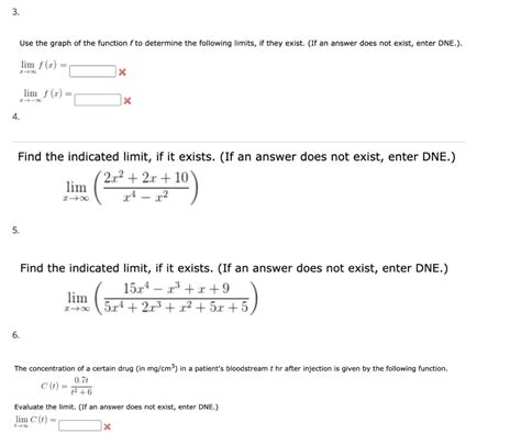 Solved 3 Use The Graph Of The Function F To Determine The