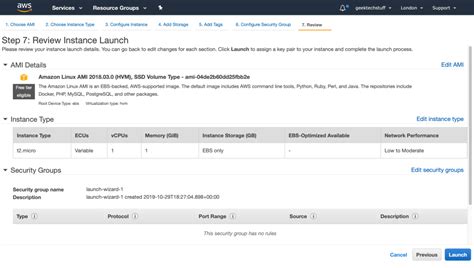 Launching A Virtual Instance Via Web Console Aws Geektechstuff
