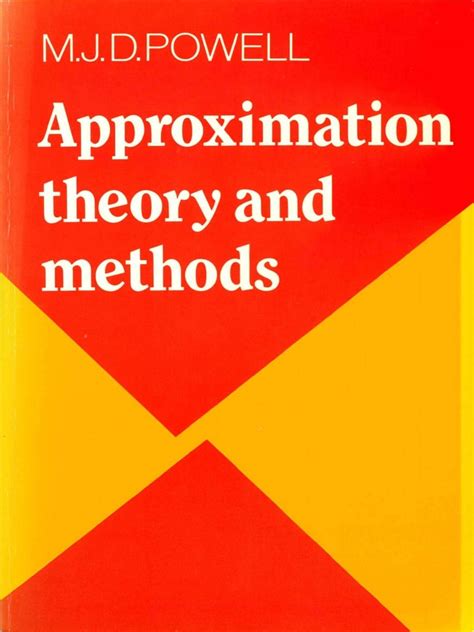 M J D Powell Approximation Theory And Methods Cambridge University Press 1981 Pdf