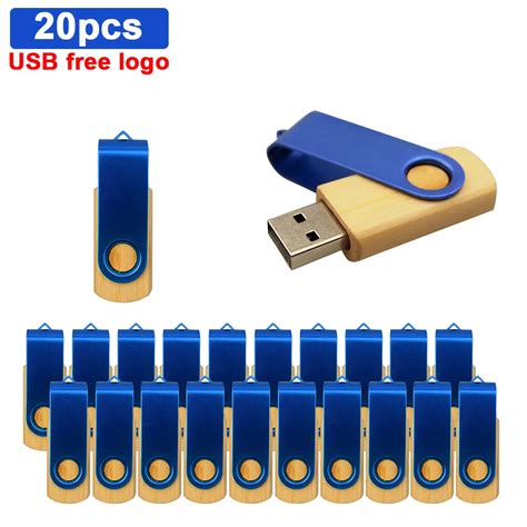 20 개개 무료 사용자 정의 로고 휴대용 나무 Usb 플래시 드라이브 Pendrive 128 기가 바이트 64 기가 바이트 32 기가 바이트 16 기가 바이트 4 기가