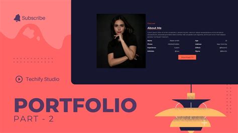Portfolio Section With Html And Css Web Development Tutorial