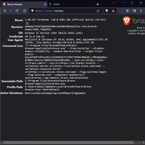 Upgrade From Chromium 110 0 5481 100 To Chromium 110 0 5481 104 · Issue 28567 · Brave Brave