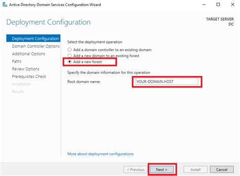 Справочник Ruvds Установка Active Directory на Windows Server 2022
