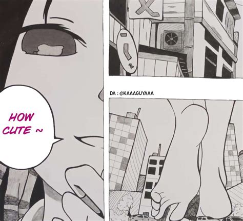Feet Drawing Giantess Kaguya Shinomiya By Kaaaguyaaa On Deviantart