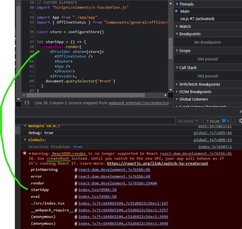 React 18 Reactdom Warning On Console · Issue 24213 · Facebookreact · Github