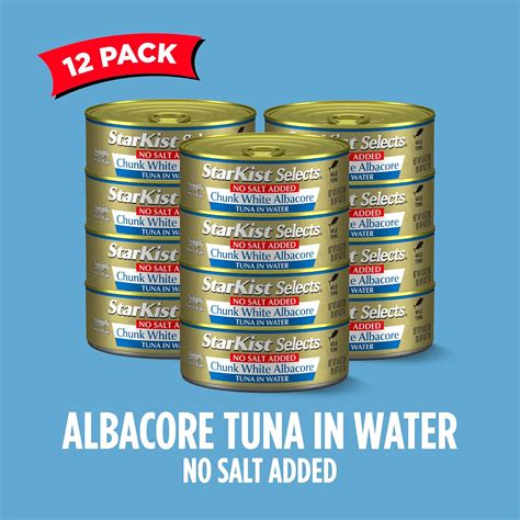 Wholesale Starkist Selects No Salt Added Chunk White Albacore Tuna In