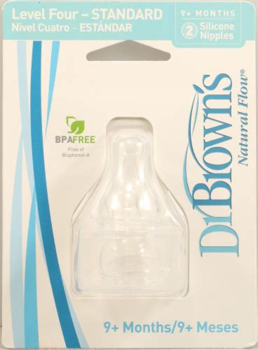 Dr Browns Natural Flow® Level 4 Silicone Nipples 2 Ct Ralphs