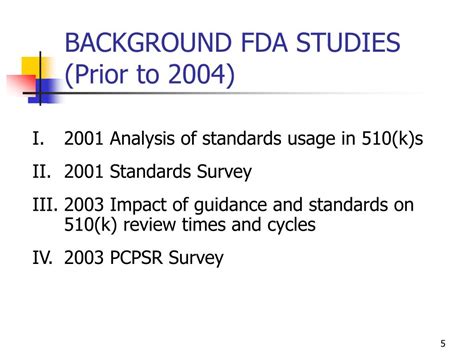 Ppt 2004 Focused Assessment Of Cdrh Class Ii Special Controls