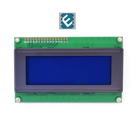 module lcd 20x4 with i2c blue background white font for arduino esp8266