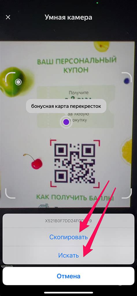 Алиса распознай / отсканируй QR-код