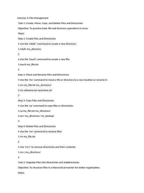 Exercise 3 Linux Pdf