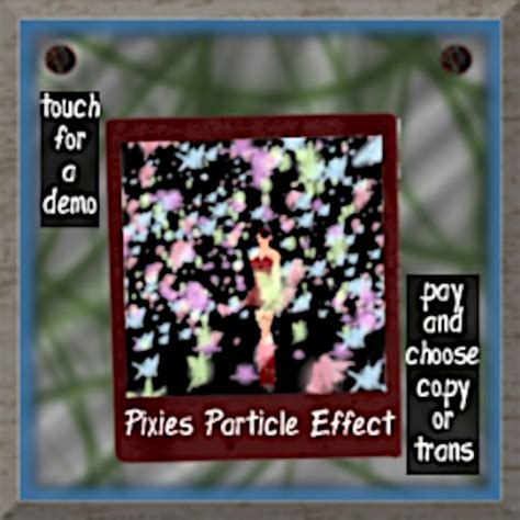 Second Life Marketplace Pixies Particle Effect