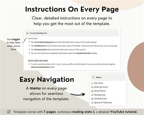 notion reading tracker template notion reading journal book tracker