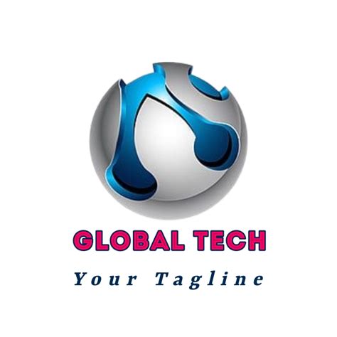 Global Tech Logo Design Template Postermywall