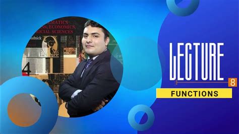 Python For Researchers Module 1 Lecture 8 Functions Youtube