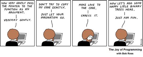 The Joy Of Programming With Bob Ross Programmer Humor Coding Binary Tree