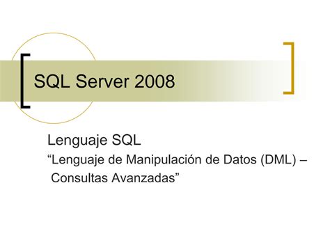 Solution Scribd Vdownloaders Com Lenguaje Sql Lenguaje De Manipulacion De Datos Dml Consultas