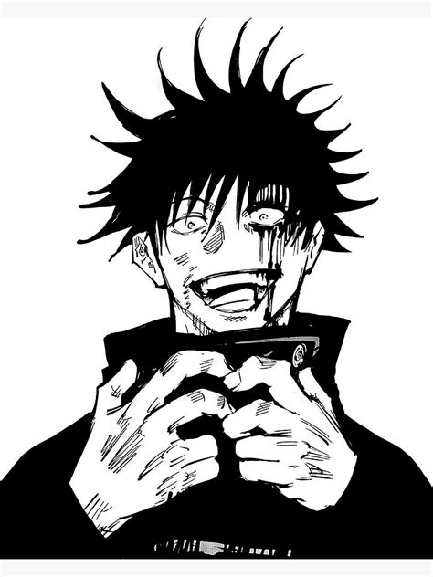 Crazy Megumi Jujutsu Kaisen Poster For Sale By Aoidoi Redbubble