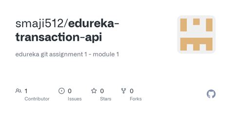 GitHub Smaji512 Edureka Transaction Api Edureka Git Assignment 1