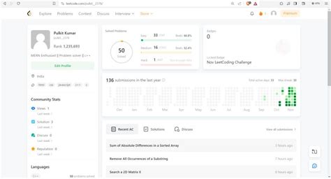 Pulkit Kumar On Linkedin Leetcode Codinggoals Happycoding