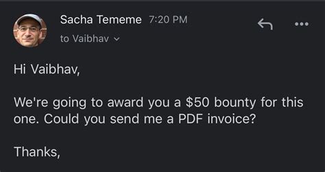 Vaibhav Shinde On Linkedin Bugbounty Penetrationtesting Ethicalhacking Cybersecurity