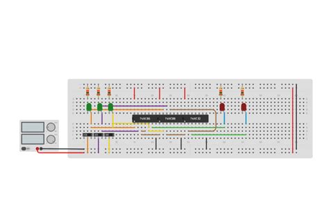 Circuit Design Full Adder Tinkercad
