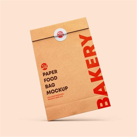 Kraft Paper Bag Packaging Branding Mockup Premium Psd