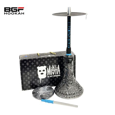 Blue Misha Revolt Hero Smile Hookah