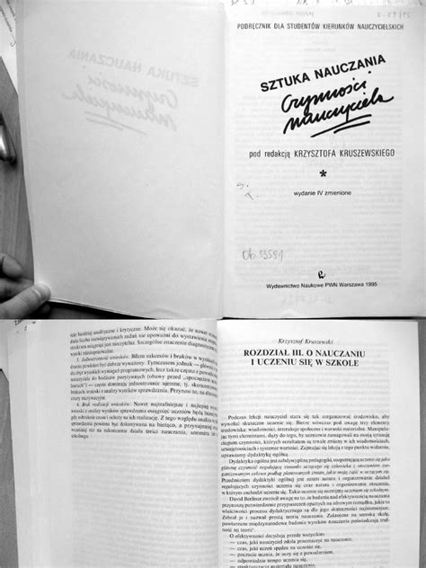 Kruszewski Krzysztof Sztuka Nauczania Pdf