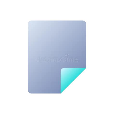 Document Flat Gradient Two Color Ui Icon Stock Vector Illustration Of Symbol Technology