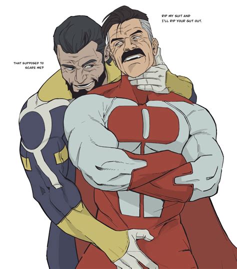 Omni Man Nolan Grayson And The Immortal Invincible Drawn By