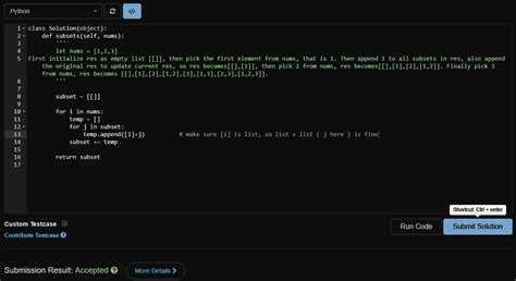 [leetcode] 78 subsets