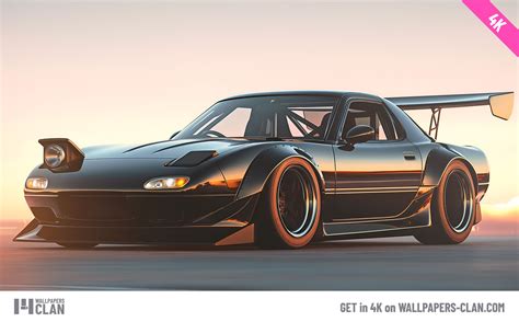 Rx7 Cars Wallpaper Bright Red Rx7 Car Wallpaper Wallpapersok