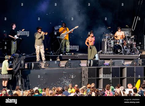 Nigerian Artist Obongjayar Real Name Steven Umoh Play The Mountain Stage At Green Man Festival